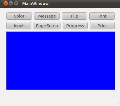 TRong Programing World: [Qt] - built-in 對話方塊