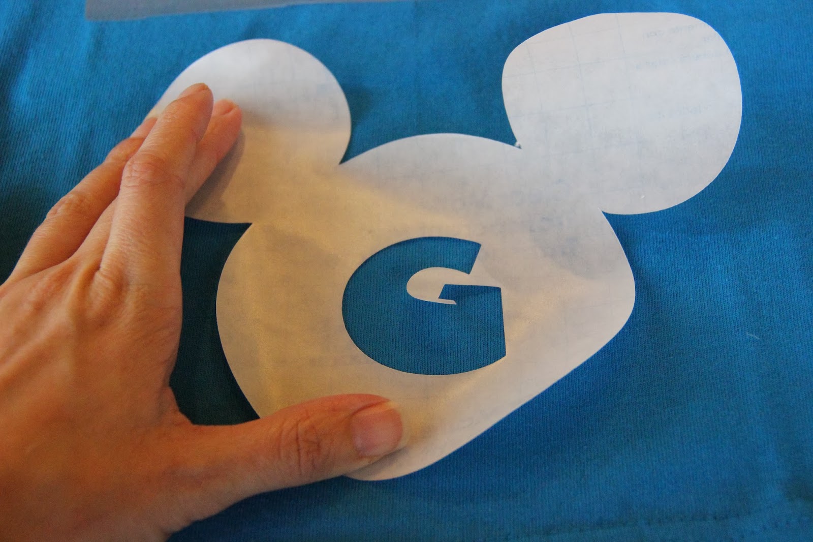 Purple Paradise Creations: Stencil Challenge: Bleached Disney Shirts