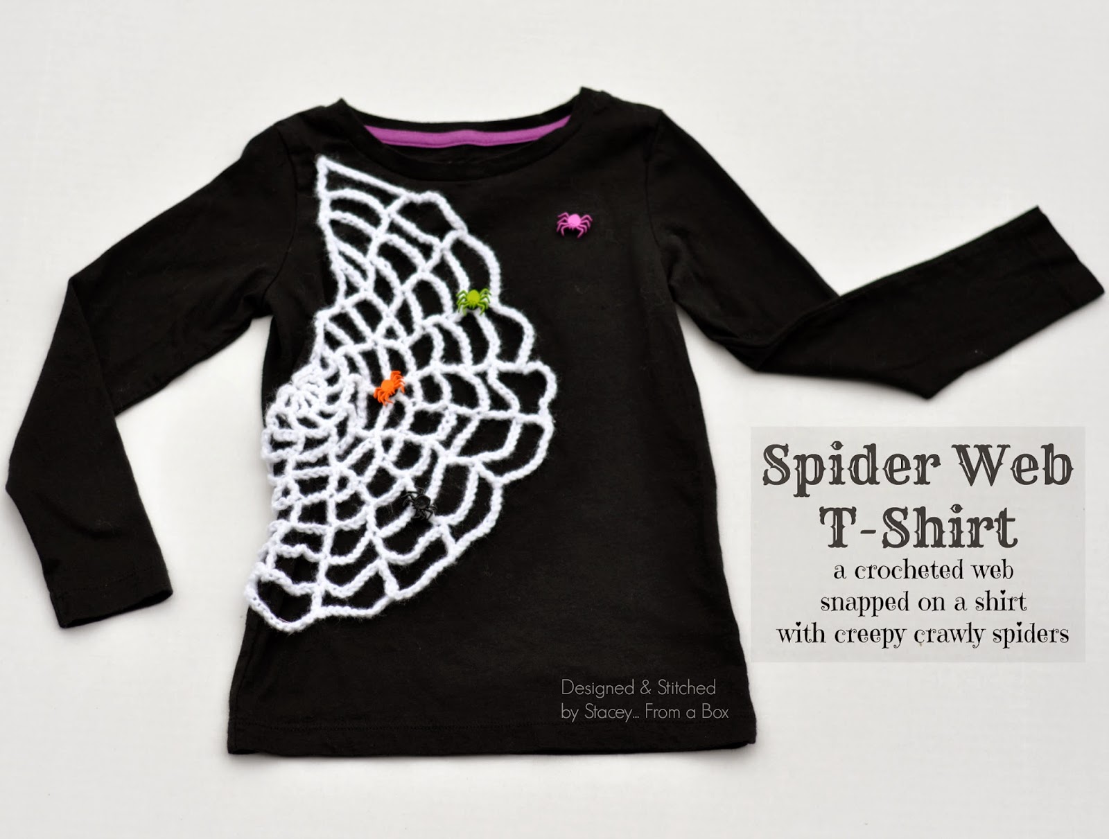 Spider Web T-shirt by From-A-Box | Sew Simple Home