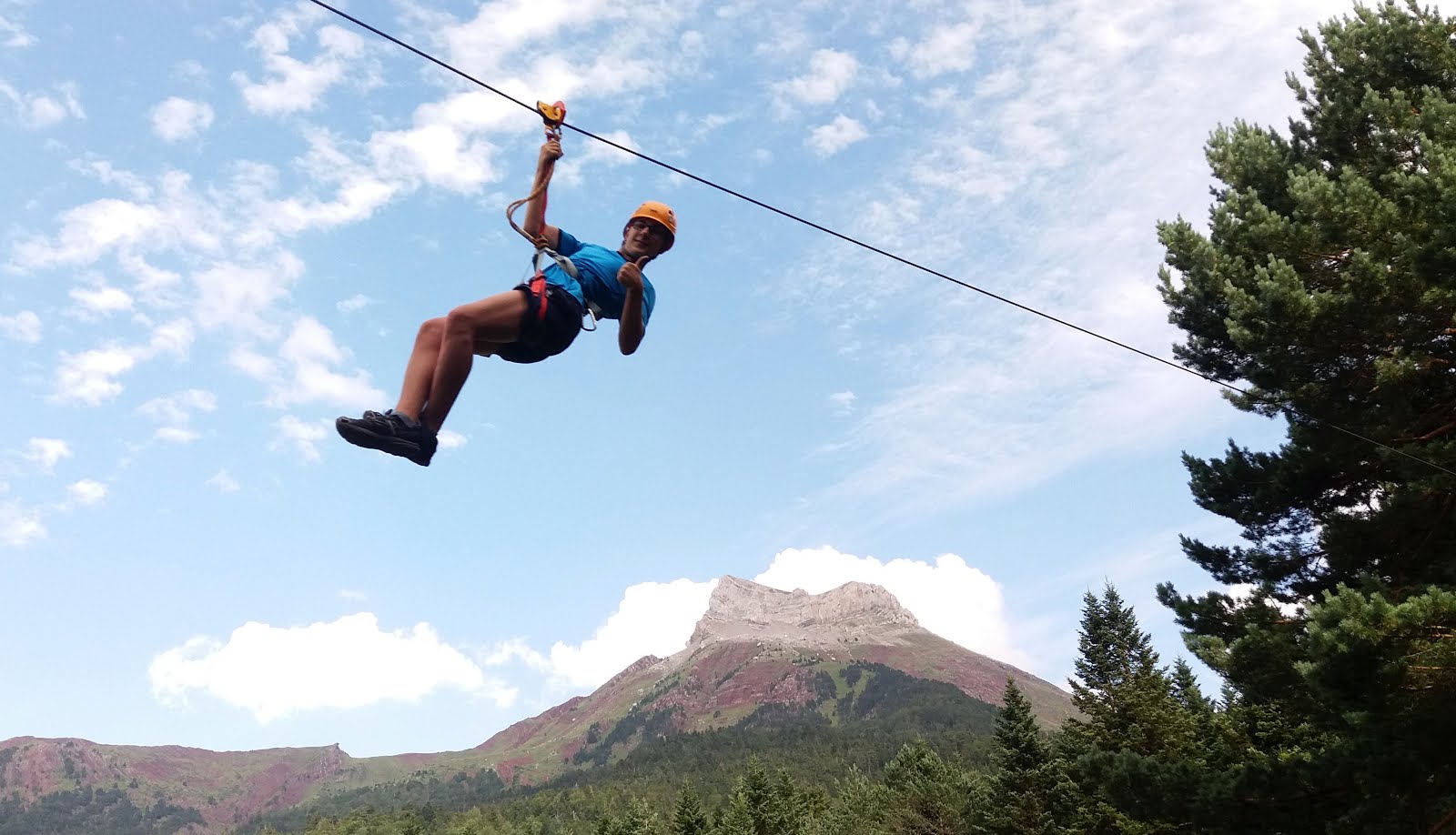 Campamentos Selva de Oza: 1 de agosto. Tirolinas y barranco