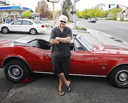 MUSCLE CAR COLLECTION : Guy Fieri and the 1967 Chevy Camaro SS convertible
