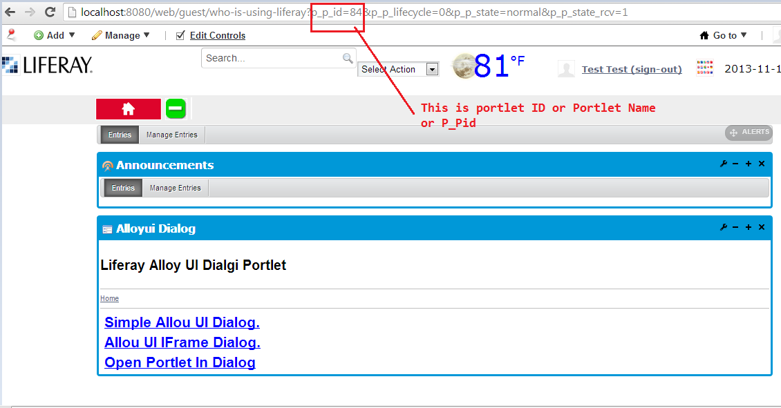 Liferay 6: Show Portlet in pop up with Alloy UI dialoug