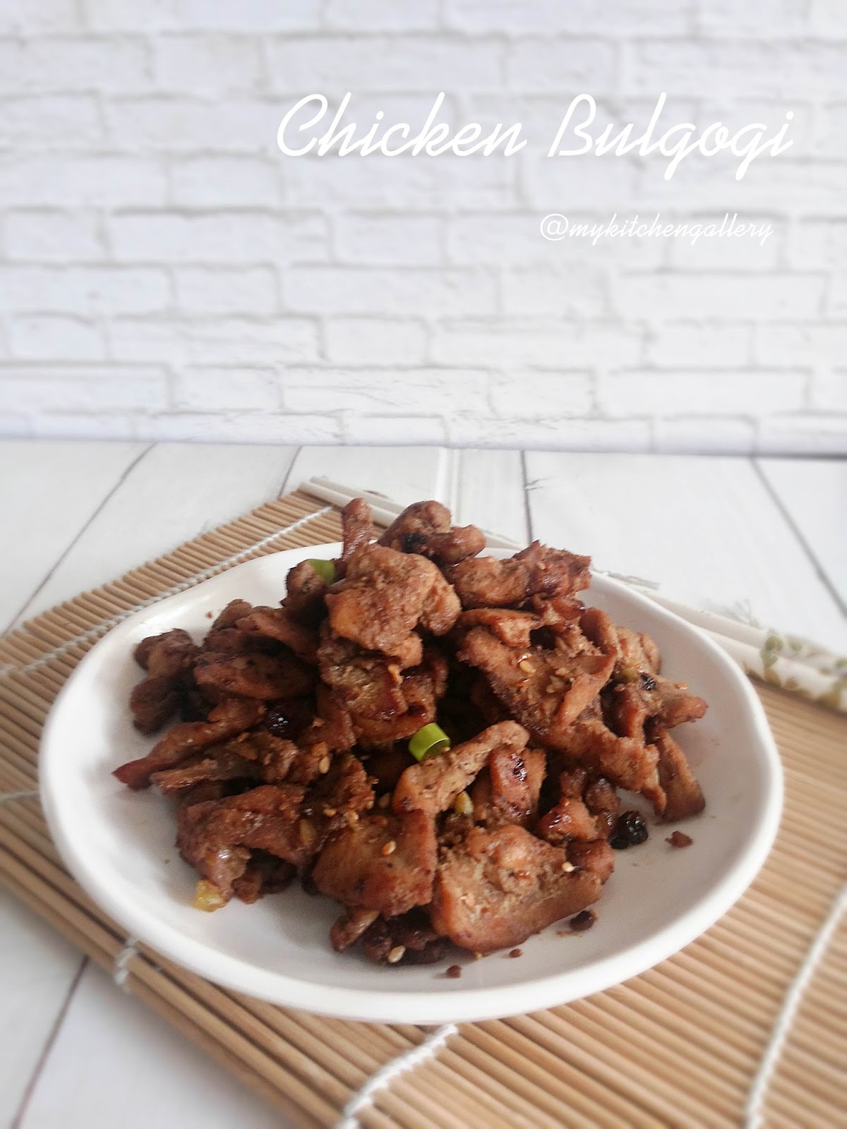 Lynn's Kitchen: Bulgogi Chicken Rice