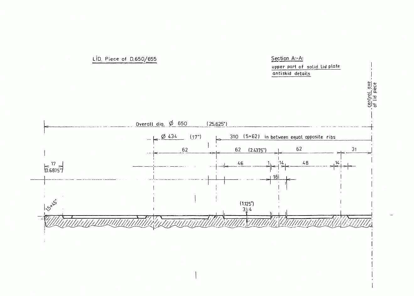 Municipal Castings: DN650 - Ductile iron manhole cover - Loading class ...