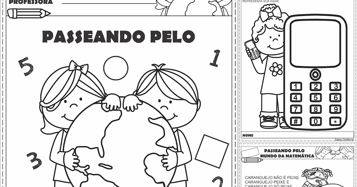 Caderno de Atividades Passeando pelo Mundo da Matemática