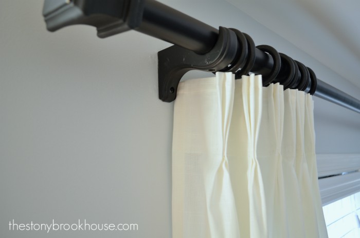 How to Make Perfect Pinch Pleat Curtains With A Return | The Stonybrook ...