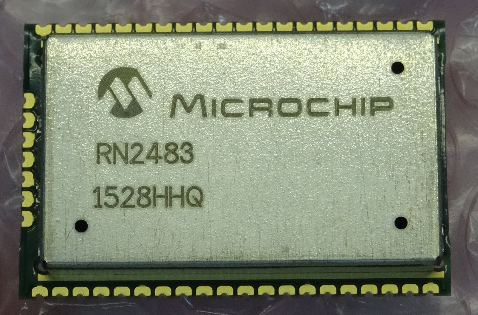 LoRaWan modules arrived (Long Range Low Power RF links)