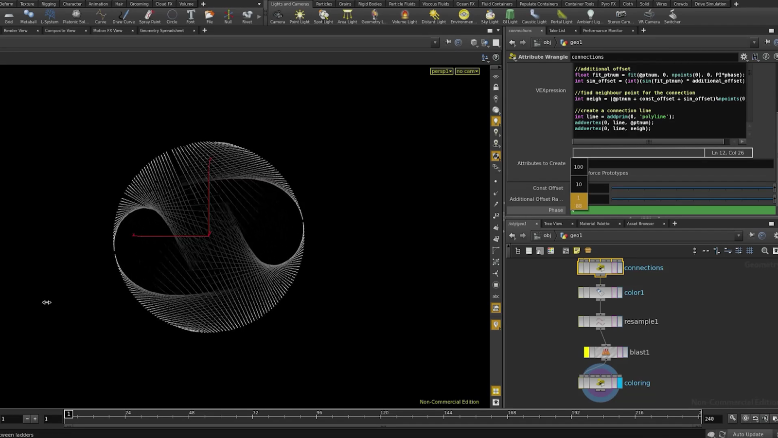 Houdini vex code written tutorials - herypaul