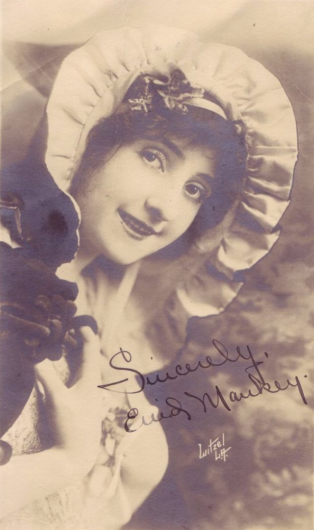 Beautiful Portraits of American Silent Film Movie Actresses With Their ...