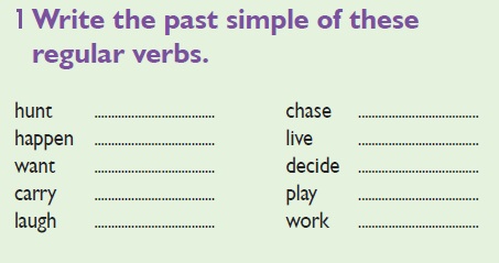 Cursos de Inglés: Past Simple