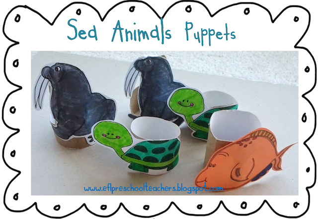 ESL/EFL Preschool Teachers: Sea Animals- Ocean Theme for Preschool ELL