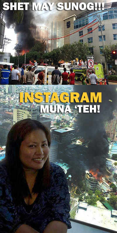 Popular Manila: Makati Fire Selfie: Sunog sa Makati Photo
