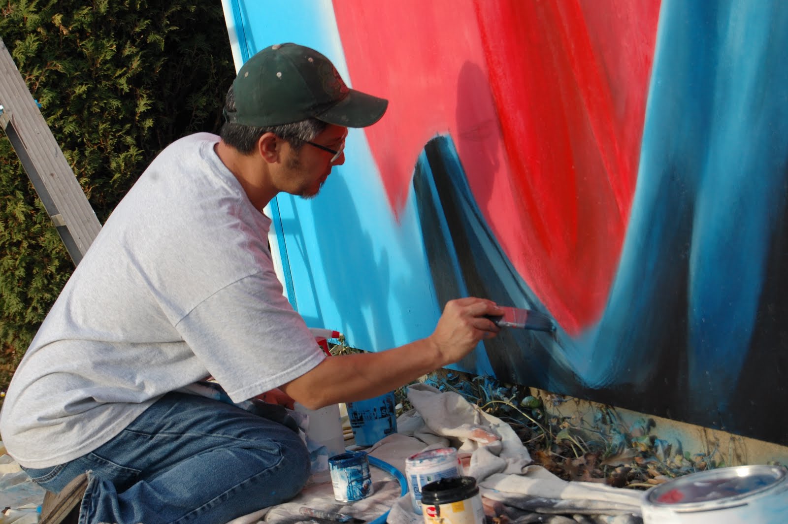 James Elston Illustration blog: Jesus- Sacred Heart Mural