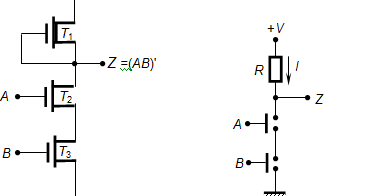 NMOS NAND Gate Circuit - Electronics and Communication Study Materials