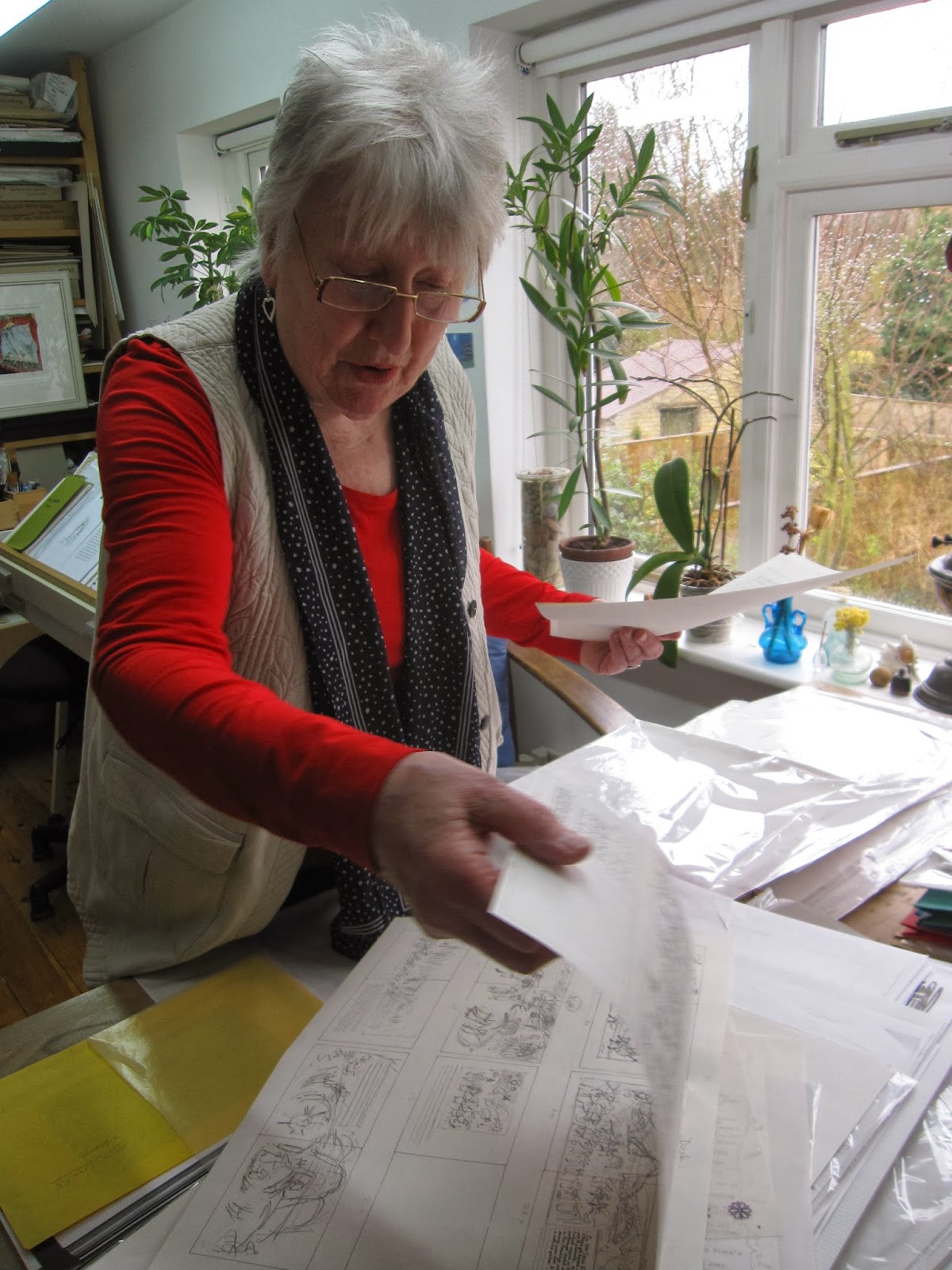 Seven Stories Collection Blog: Helen Craig's studio