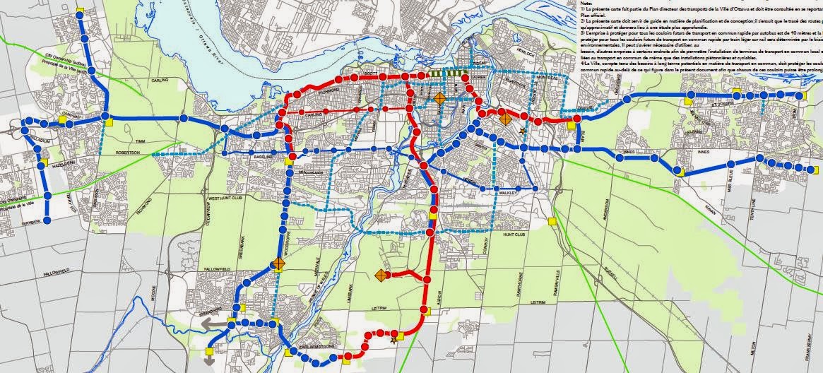 Public Transit in Ottawa: Transit corridors that are no longer ...