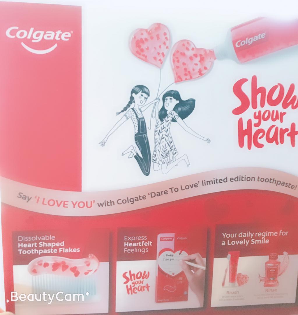EVERGREEN LOVE: Colgate 'Dare To Love' Limited Edition Toothpaste Set
