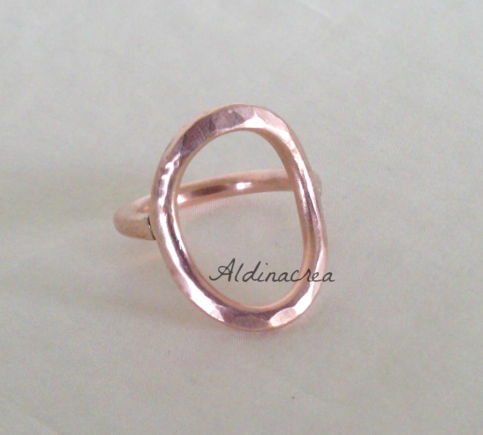 Creazioni e manufatti di Aldina: Anelli in rame.