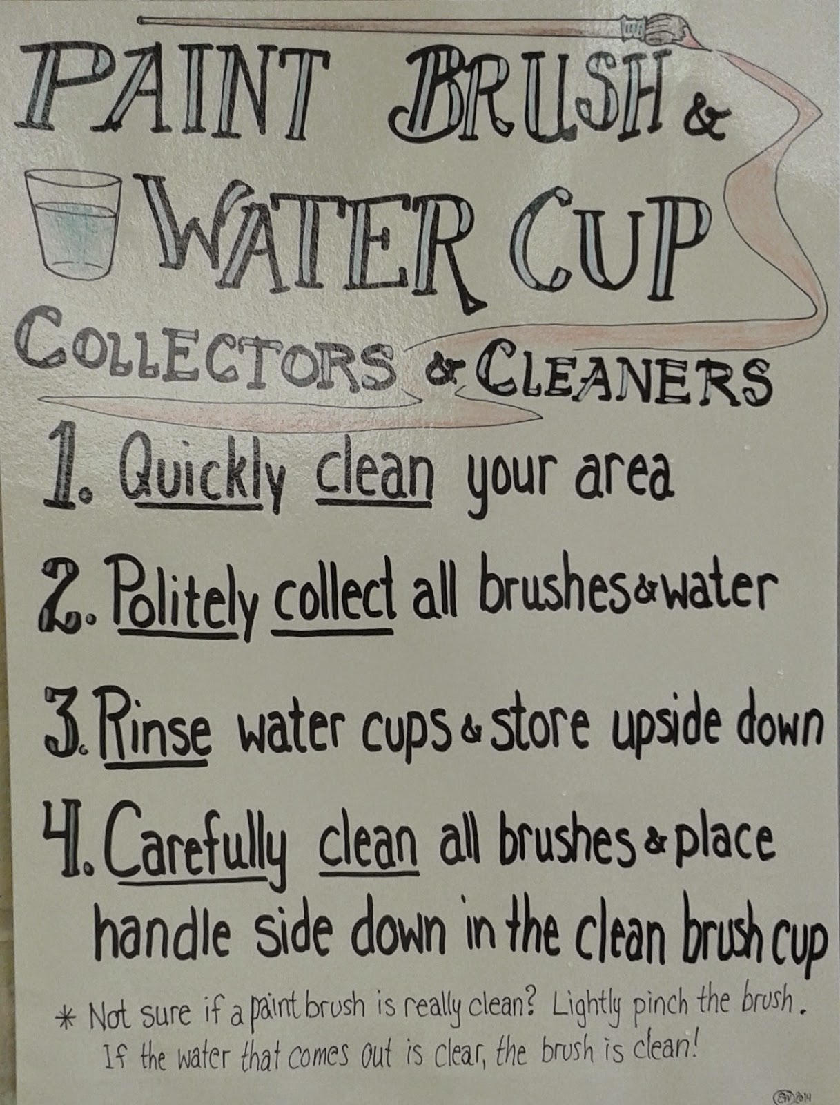 Scribbles: Paint Brush Etiquette: Gentle Reminders