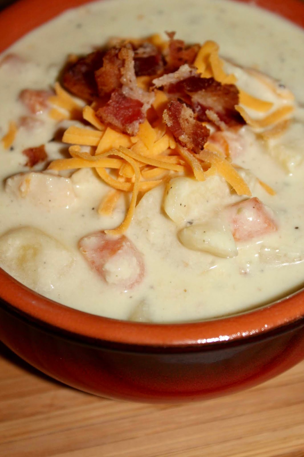 Living on Cloud Nine: BACON AND CHICKEN CHOWDER