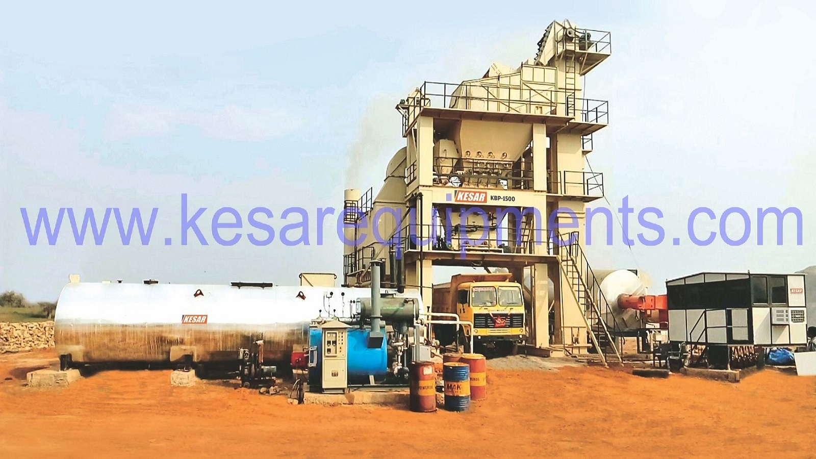 ASPHALT BATCH MIX TYPE HOT MIX PLANT