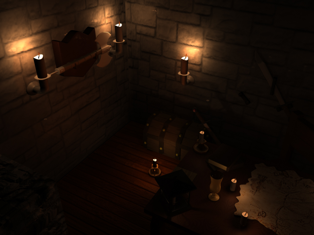 Travesty's Artistry: Medieval Room Project