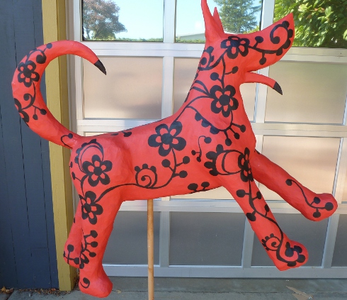 House InsideOut: Making A 3D Papier Mache Animal Sculpture: Part 2