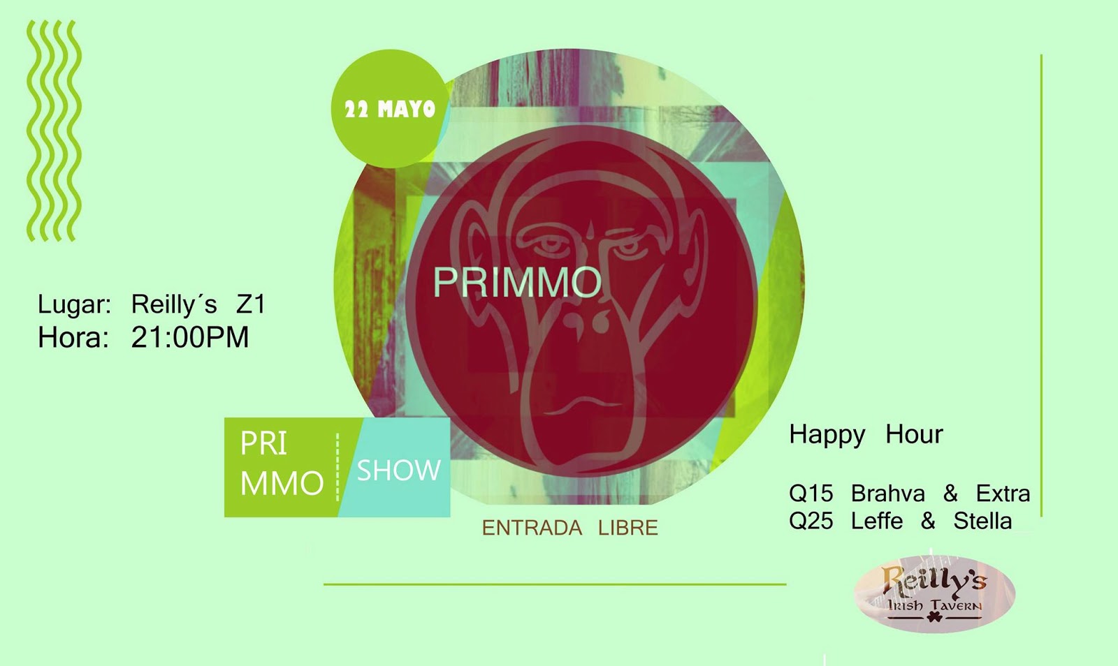 Industria Musical - Guatemala: Hoy Primmo en Rielly`s zona 1, 9pm ...