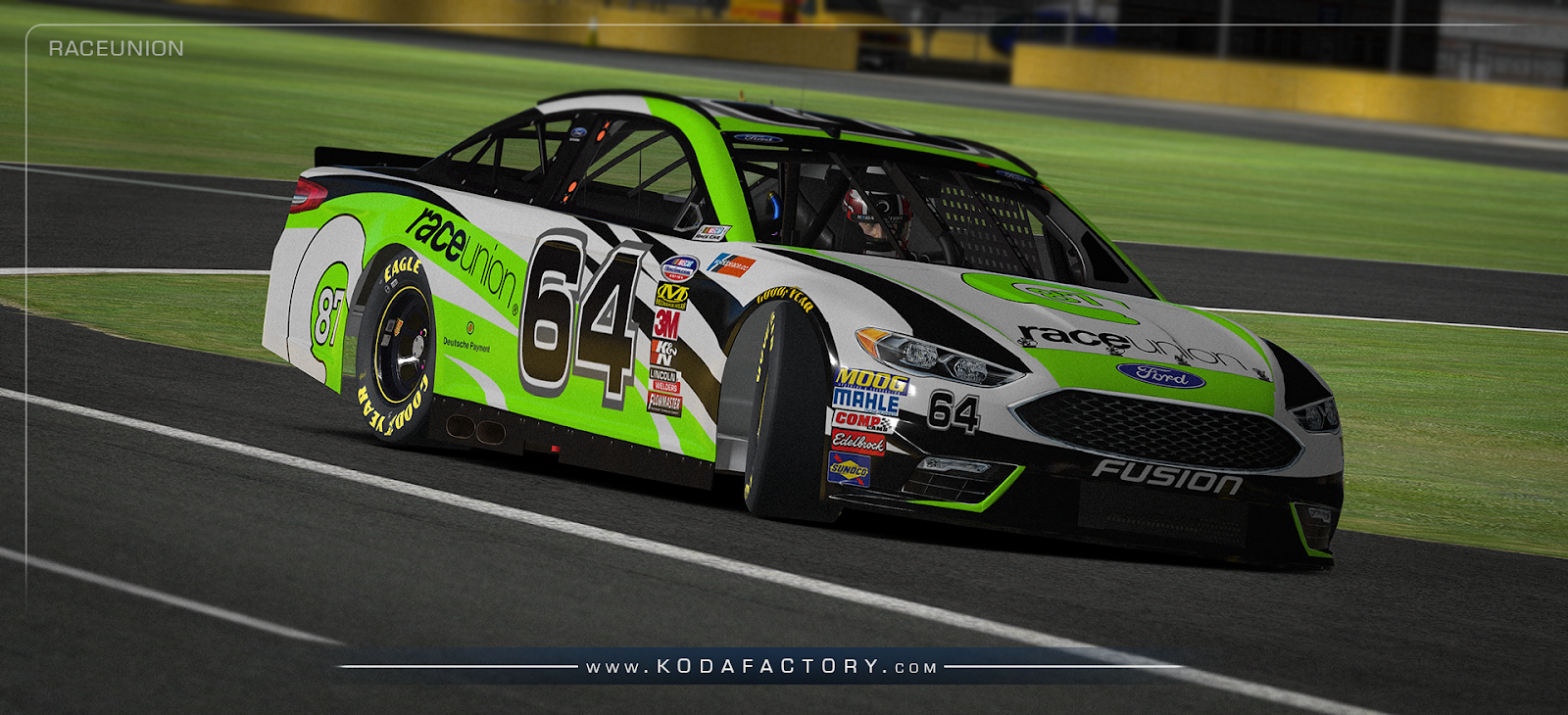 Koda Factory: Raceunion Nascar Ford Fusion | iRacing
