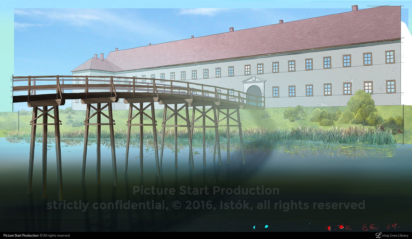 Living Lines Library: Istók (2017) - Background Layouts & Final Backgrounds