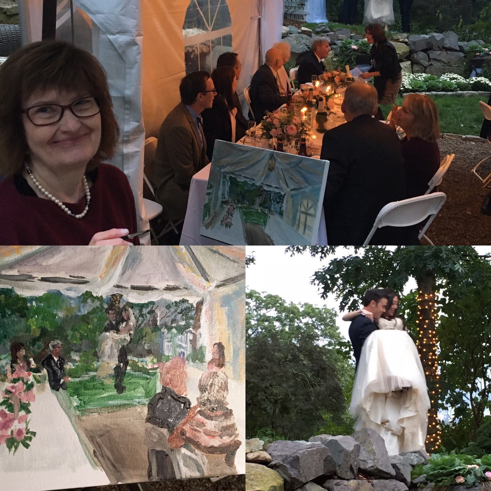 Maison Decor: Live Event Artist Captures Romantic Wedding: Part 3