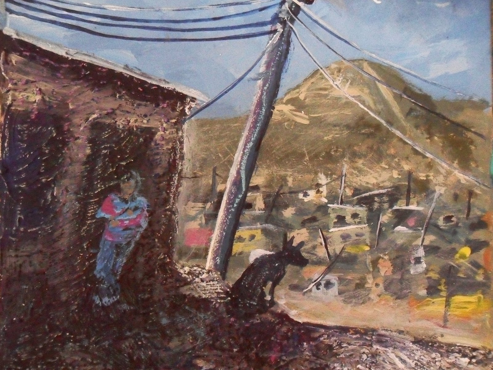 Pinturas de barrio de Cesar Barrientos: febrero 2016