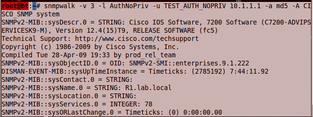 stack your knowledge: SNMPv3