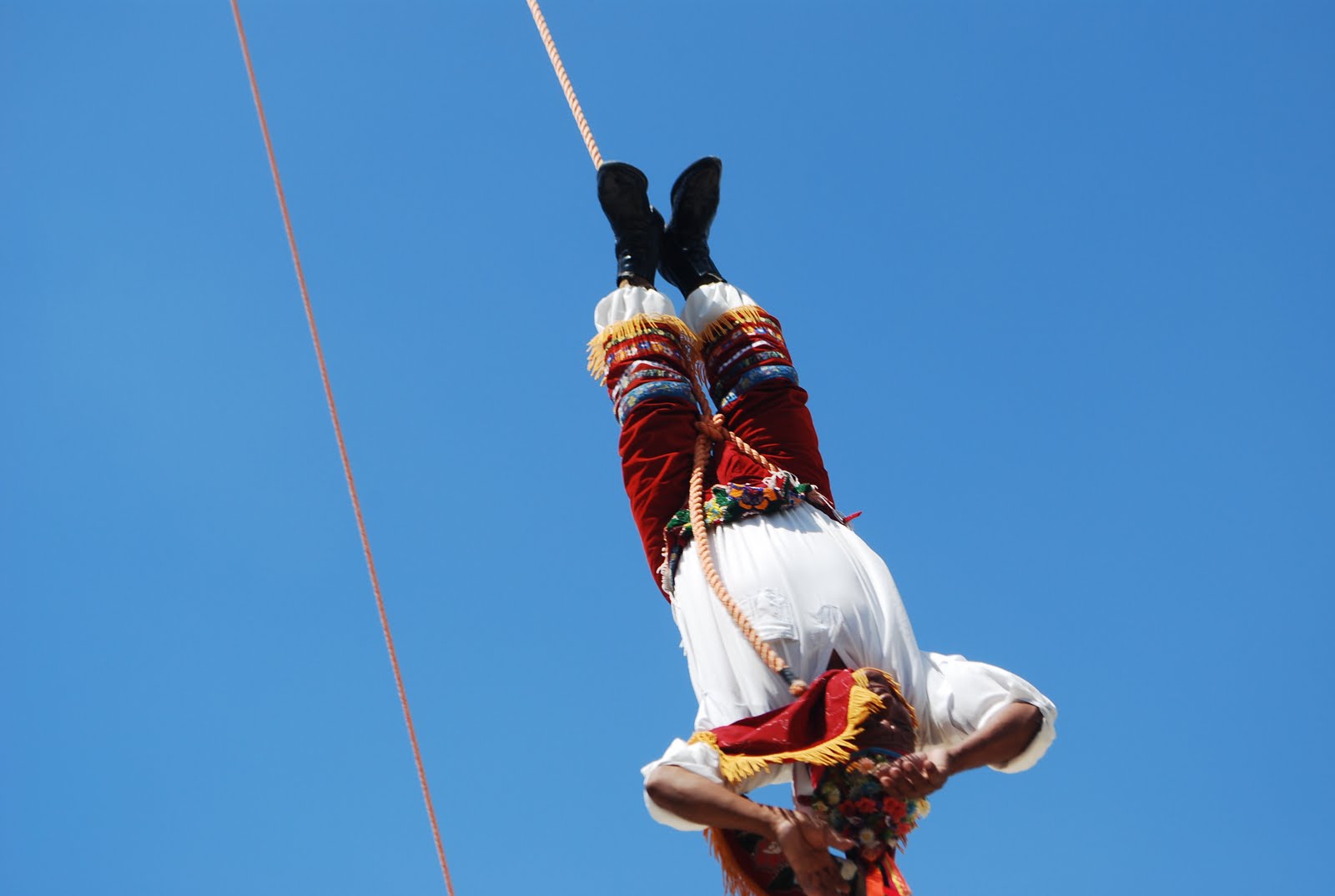 1 Month around Europe and America: Totonac People Traditional Pole ...