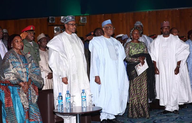 Photos: President Buhari at the Murtala Muhammed's 40th Memorial Lecture