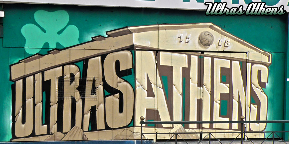 Ultras Athens - Panathinaikos (Gate 13) Graffiti - Ultras Avanti - The ...