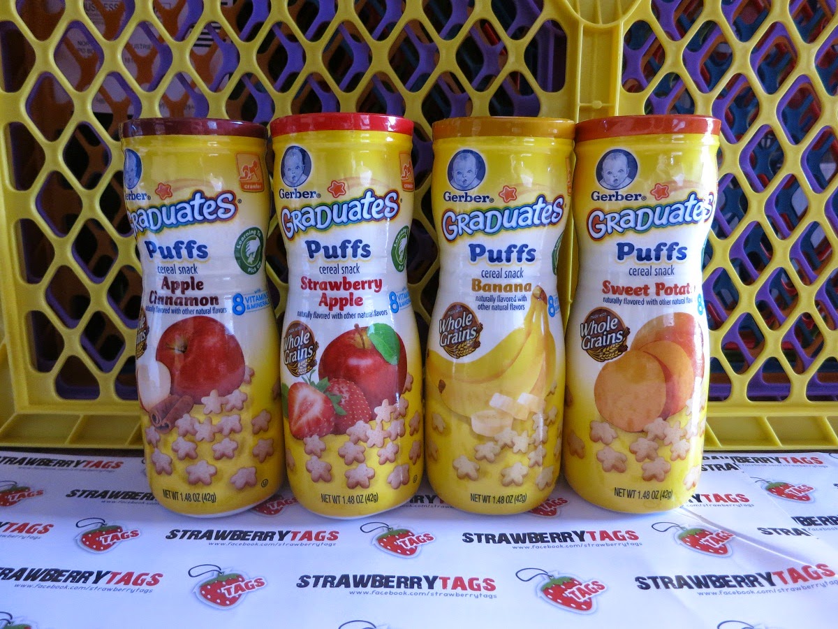 ~StrawBerry TaGs~: Baby Food: Gerber Graduates Puffs Cereal Snack (in 4 ...
