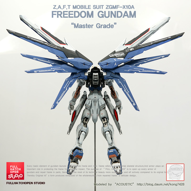 GUNDAM GUY: MG 1/100 Freedom Gundam - Painted Build