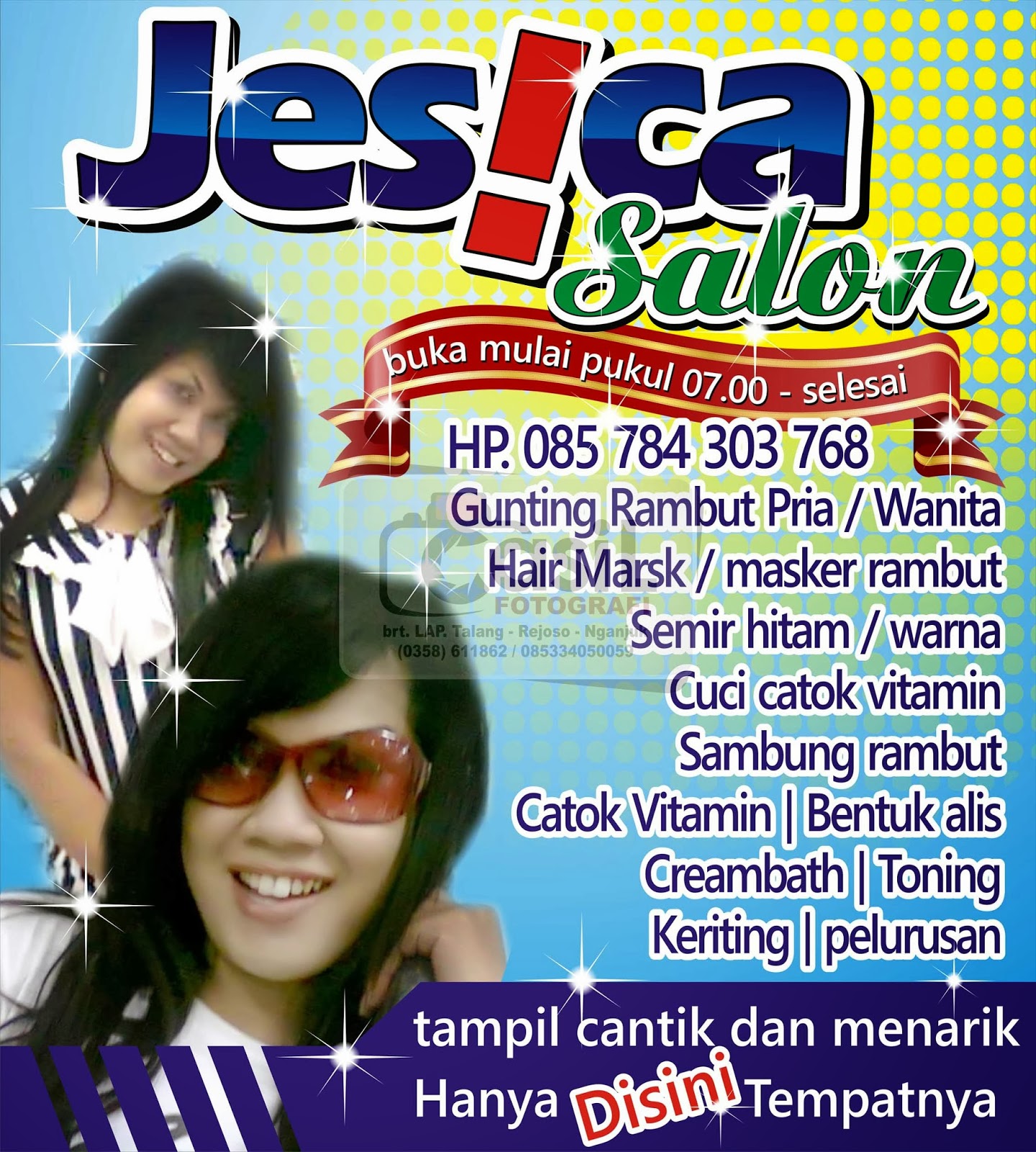 CONTOH DESAIN SPANDUK SALON ~ CASIL FOTO