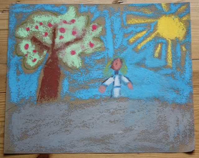 Explore and Express: Art Project: Sandpaper & Chalk Pastels