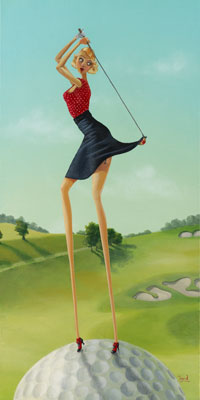 ingrid: Little Lady Pin Ups - the paintings