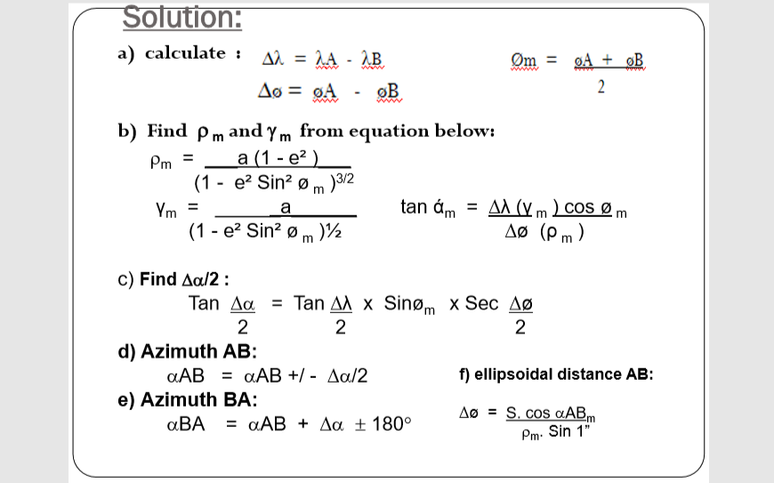 GEOMATIC CALCULATION KIT: GEODESY
