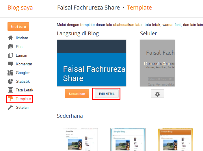 Cara Membuat Tittle atau Judul Blog Berjalan | DAUBATU INSTITUTE