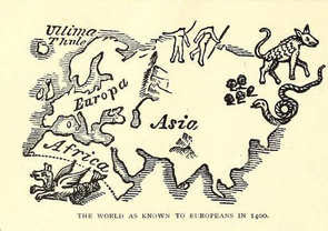 IN DEEDS: World Map Circa 1400