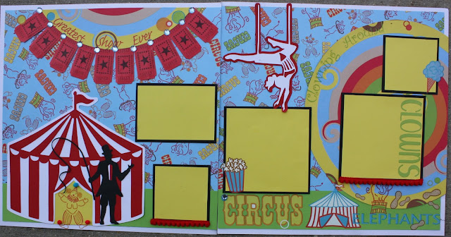 AMAZING GRACE Paper Crafts: Circus Layouts