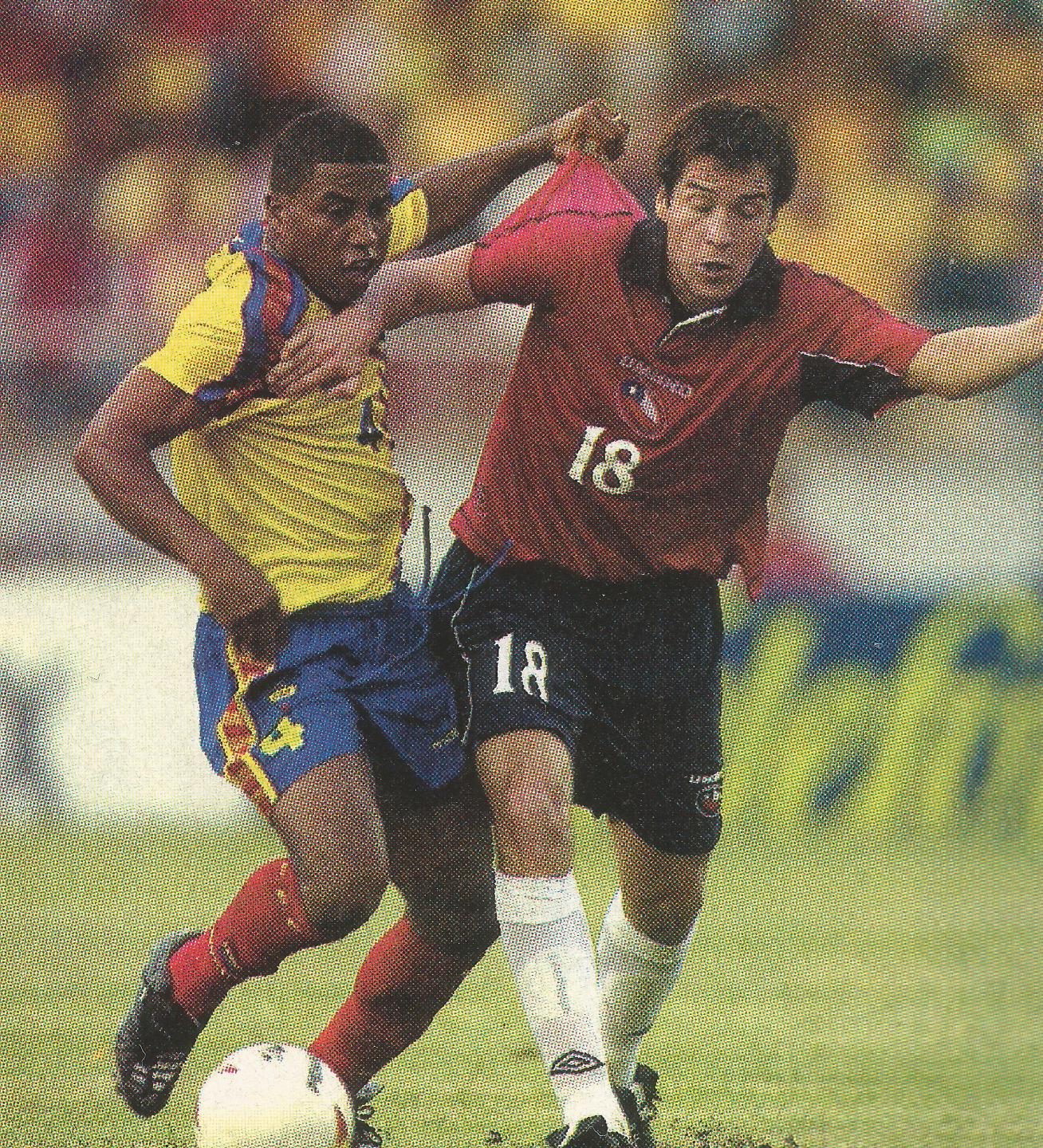 Partidos de la Roja: [11/07/2001] Ecuador-Chile | 1:4