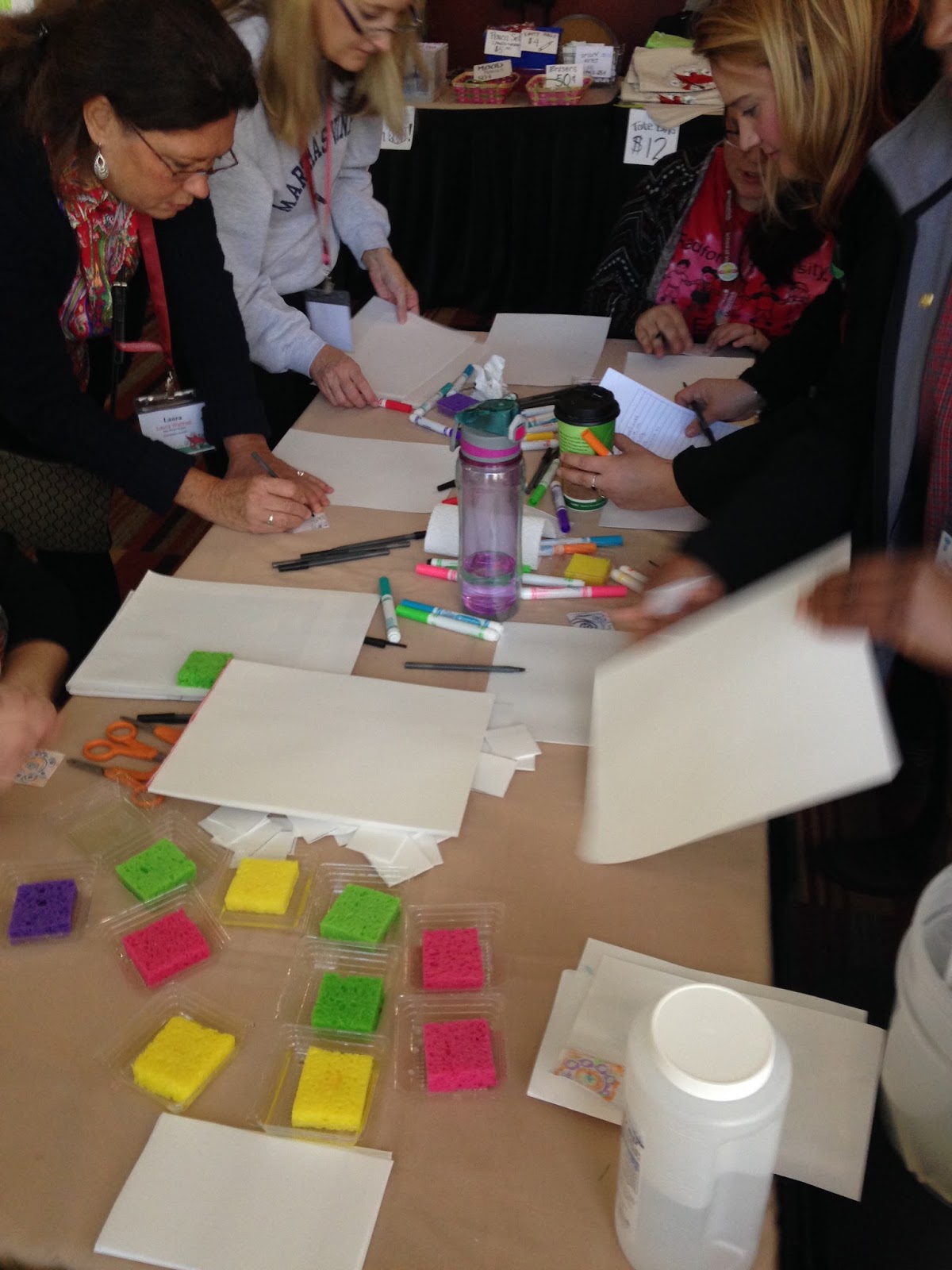 Art Room Blog: Walk-Up Workshop VAEA 2015 Printmaking Simple and Easy