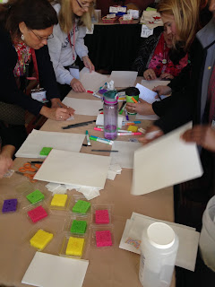 Art Room Blog: Walk-Up Workshop VAEA 2015 Printmaking Simple and Easy