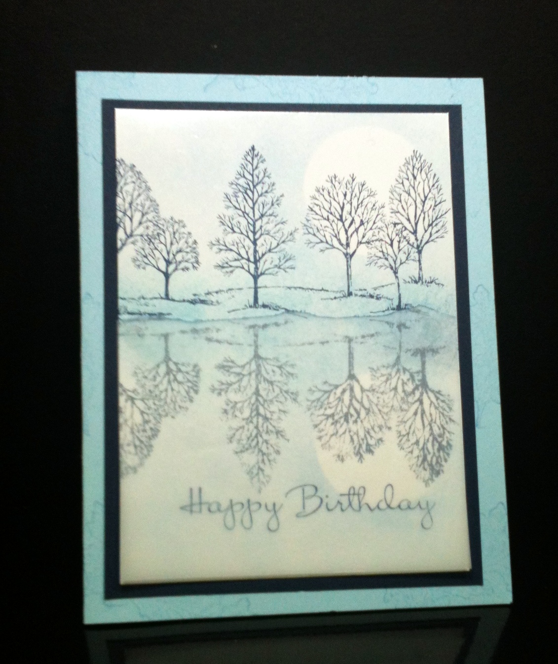 Willowbark Stamping: Lovely as a Tree Reflection Technique