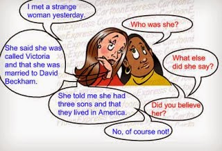 English Honori Garcia: REPORTED SPEECH. COMICS